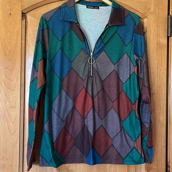 noracora | Tops | Noracora Size Large Long Sleeve Tshirt And Multicolor ...